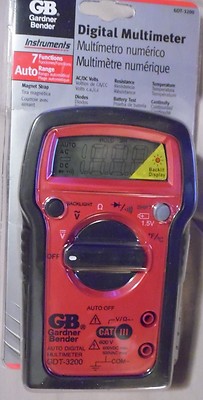 Gb-Gardner Bender Auto Digital Multimeter GDT-3200 | eBay