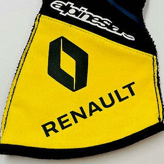 2020 Esteban Ocon Race Used Renault F1 Team Alpinestars Gloves | eBay
