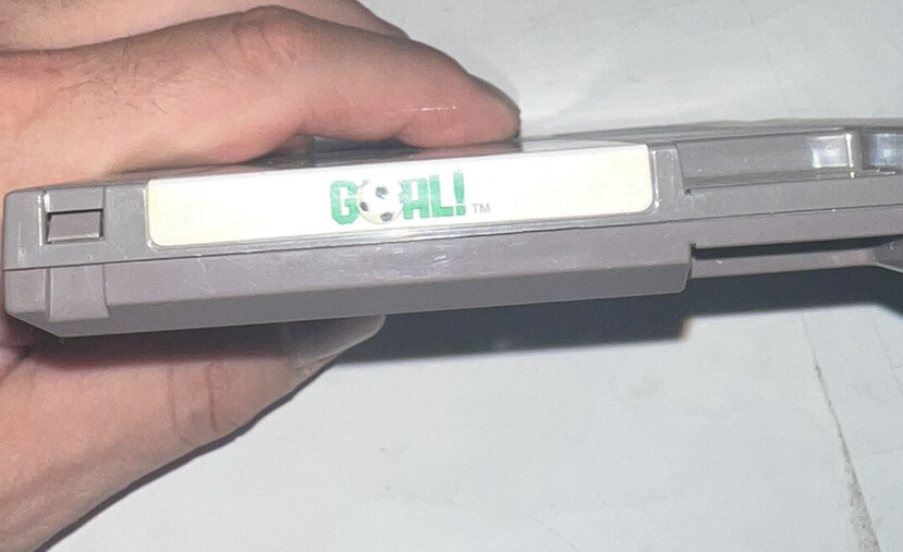 Goal! Nintendo Entertainment System 1989 NES Tested Vintage Soccer ...