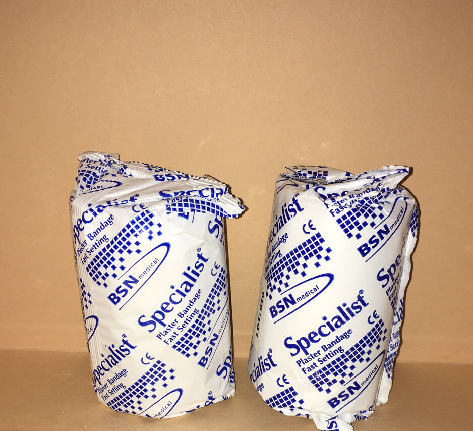Two BSN Medical SPECIALIST 6In Plaster Bandage Fast Setting . | eBay