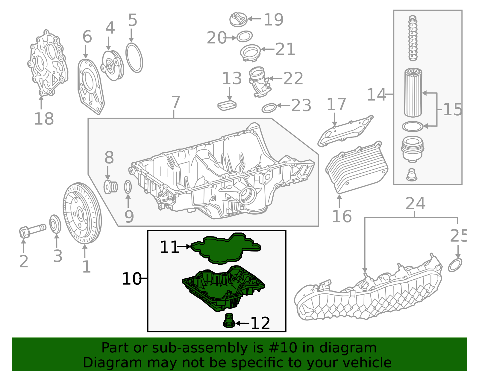 2018-2020 Mercedes S560 S63 LOWER OIL SUMP 1770100506 1770105505 ...