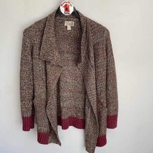 ROOTS Cabin Sweater Girls Size XXL 13-14 Yrs Canada Knit Cardigan Open ...