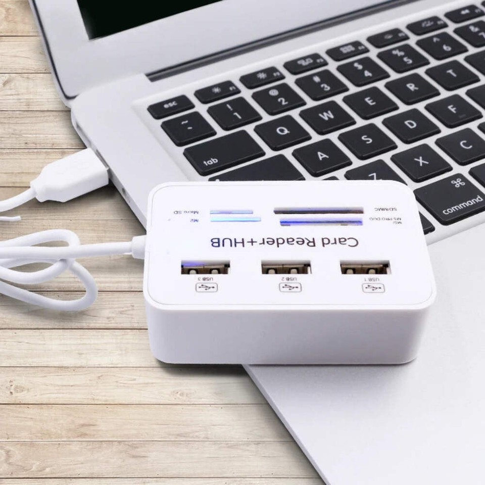 Multi-function SD TF M2 MS USB2.0 All-in-One Memory Card Adapter Laptop ...