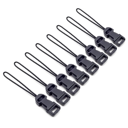 8 Pcs Black Quick Release Camera Strap QD Loops Connector Adapter ...