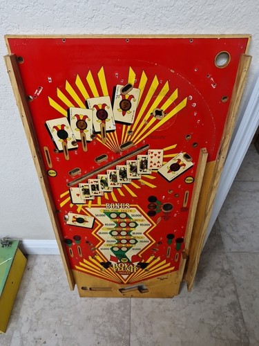 Gottlieb ROYAL FLUSH DELUXE PINBALL MACHINE PLAYFIELD - USED | eBay