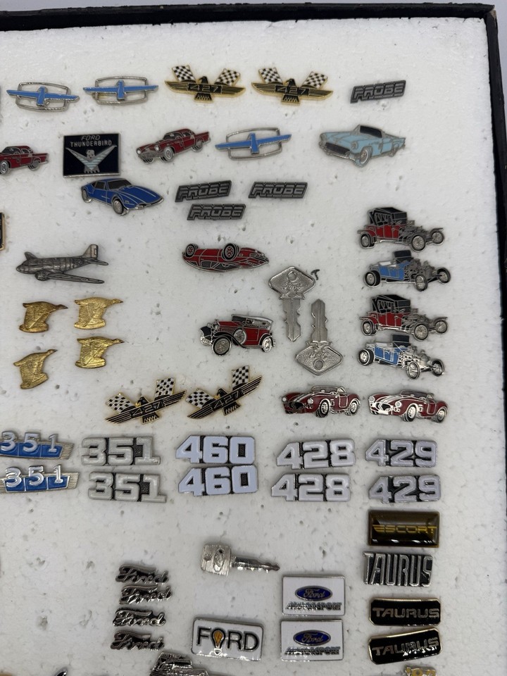 Huge Lot Of 140 Vintage Car Lapel Pins, Hat Pins Mixed Lot w/backs | eBay