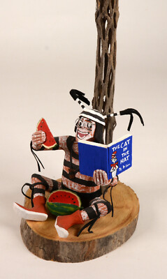 Hopi or Navajo Carved Sitting Koshare Clown Kachina | eBay