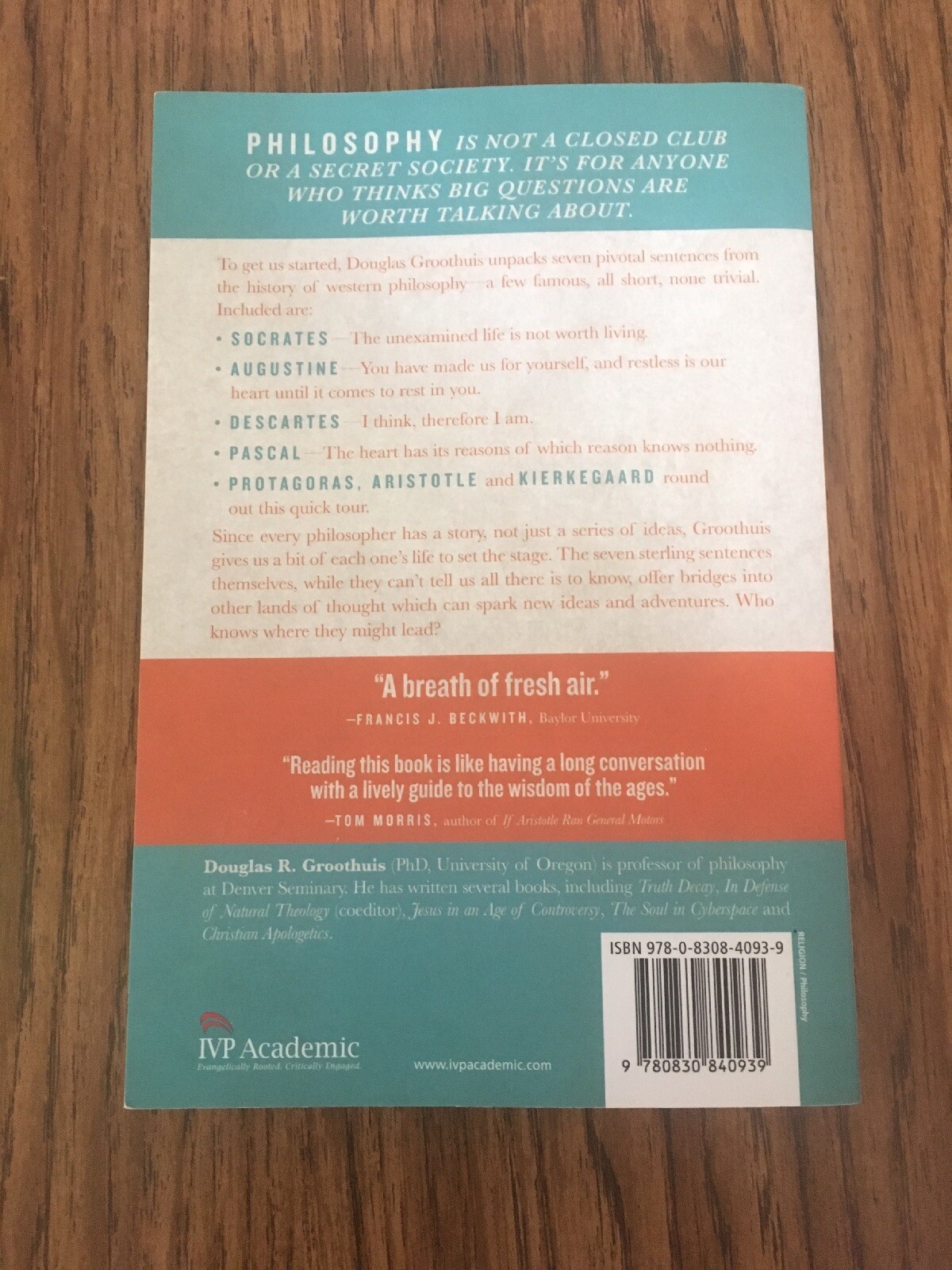 Philosophy in Seven Sentences : A Small Introduction to a Vast Topic by ...