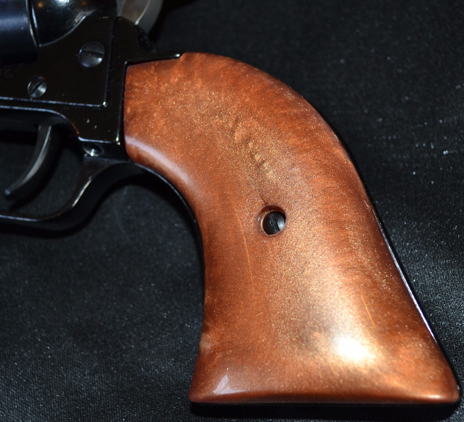 Heritage Rough Rider pistol grips with screw super bronze plastic | eBay