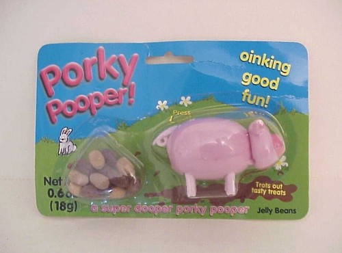 Super Dooper Porky Pooper Pig Jelly Bean Candy Dispenser ~ New in ...