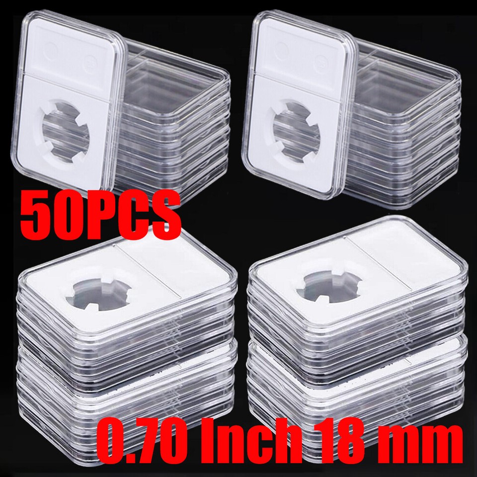 50PCS 18mm Slab Coin Display Holder Direct For NGC PCGS Grade ...