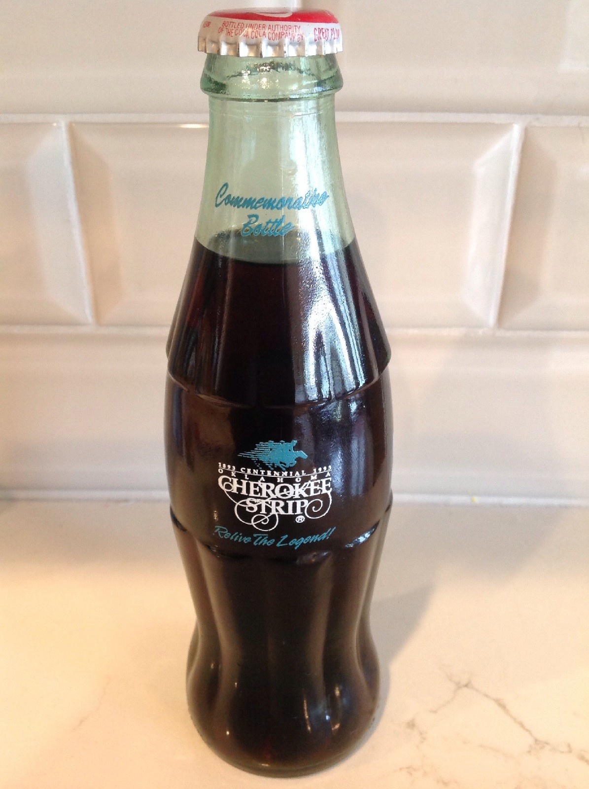 Oklahoma Cherokee Strip Coca Cola Commemorative Bottle | eBay