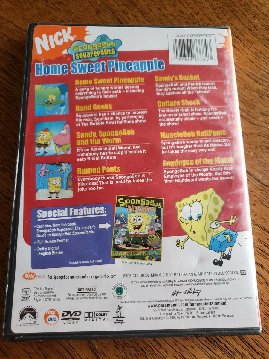 Spongebob Home Sweet Pineapple Dvd