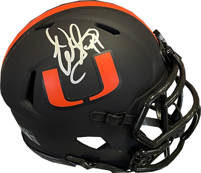 Warren Sapp Autographed University of Miami Hurricanes Eclipse Mini ...