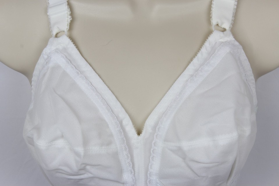 Playtex 18 hr Bra Full Coverage WHITE Firm Size 50D Style 27 CLASSIC ...