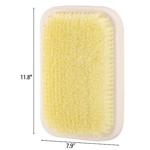 Wall Mounted Back Scrubber For Shower Large Exfoliating Bath Wash Pad ...