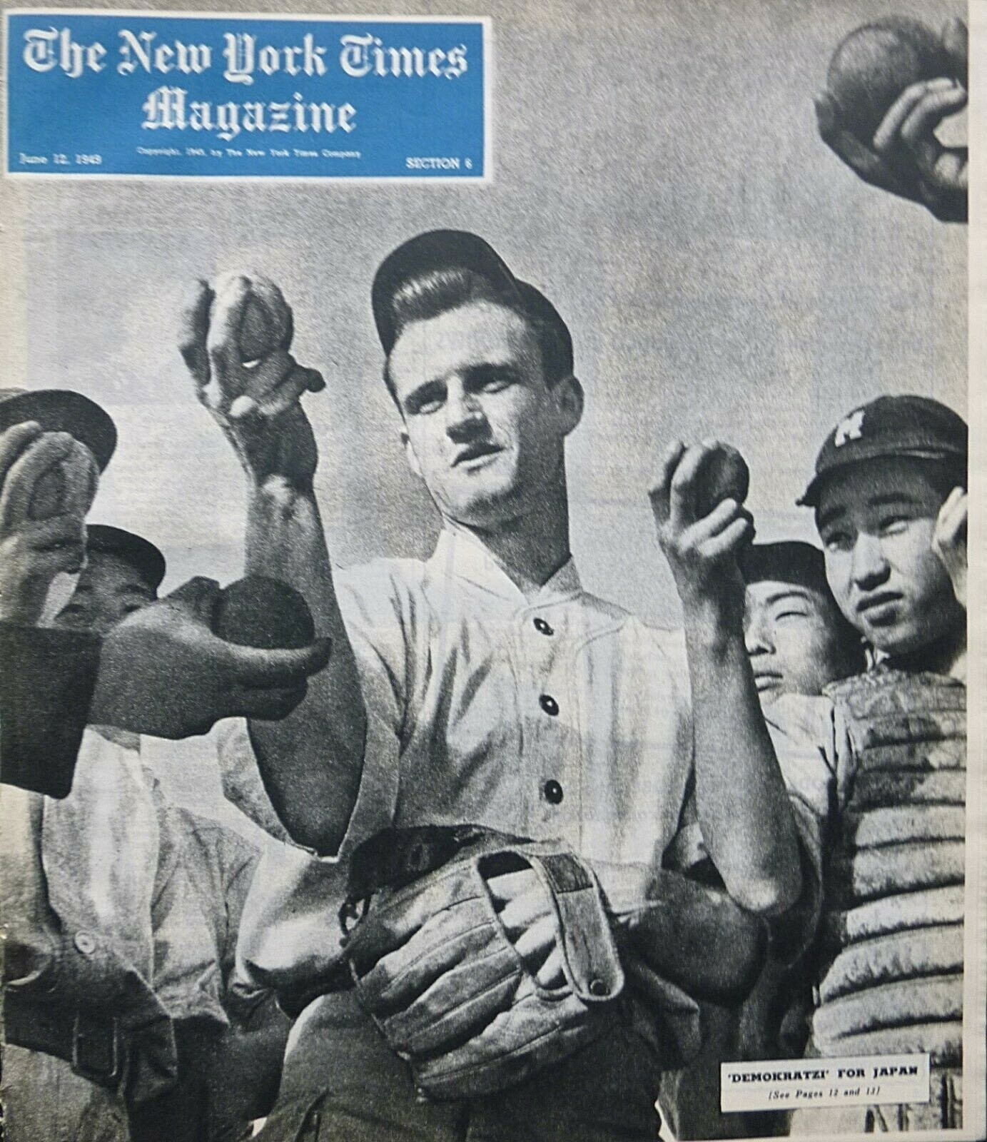 1949 June 12 TWO BERLINS NY CITY LOW DEMOKRATZI JAPAN MOSCOW KIRK ...