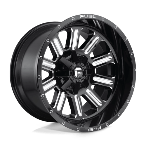 Fuel 1PC D620 HARDLINE 20X9 5x139.7/5x150 20 110.10 GLOSS BLACK MILLED ...
