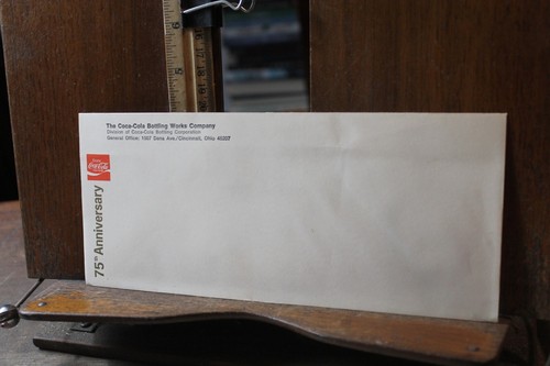 Vintage 1976 Unused Coca Cola Coke Envelope 75th Anniversary Cincinnati ...