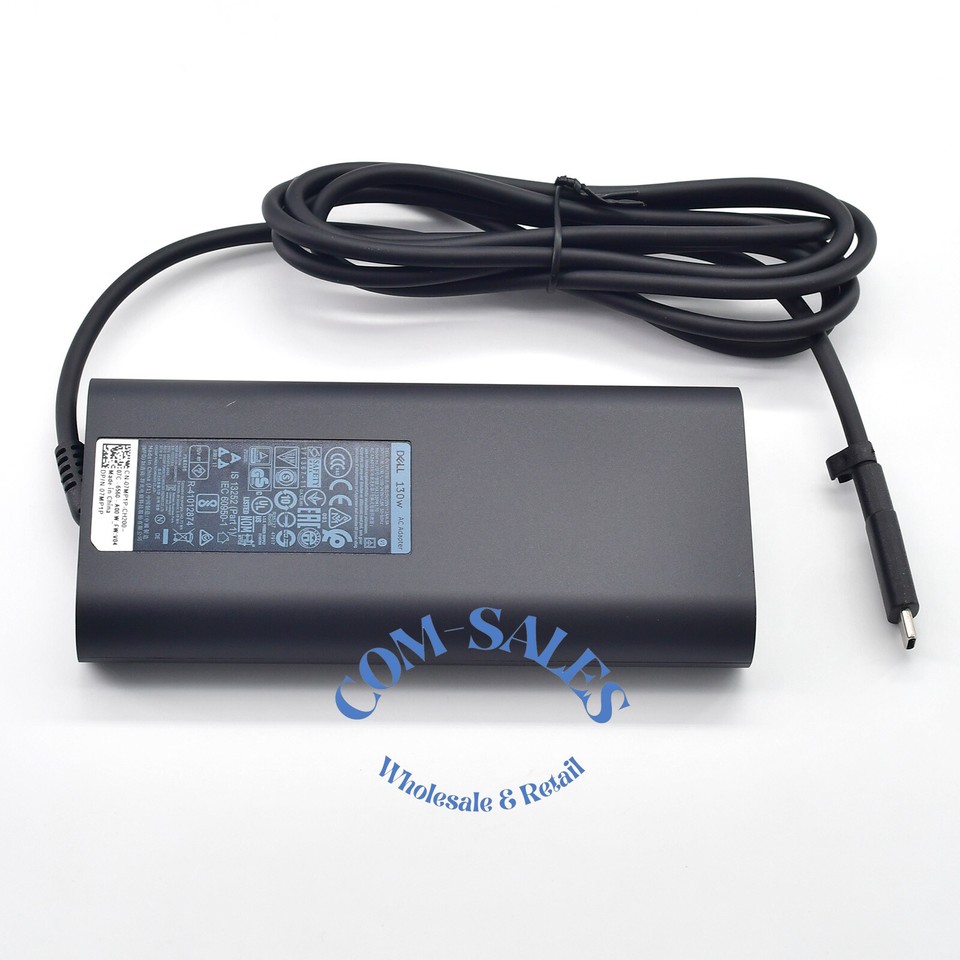 Genuine Dell 130W USB C Charger Type C AC Adapter for Dell DA130PM170 ...
