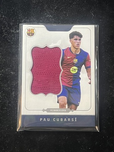 Pau Cubarsi 2024-25 Elevencard FC Barcelona Team Set Memorabilia Silver ...