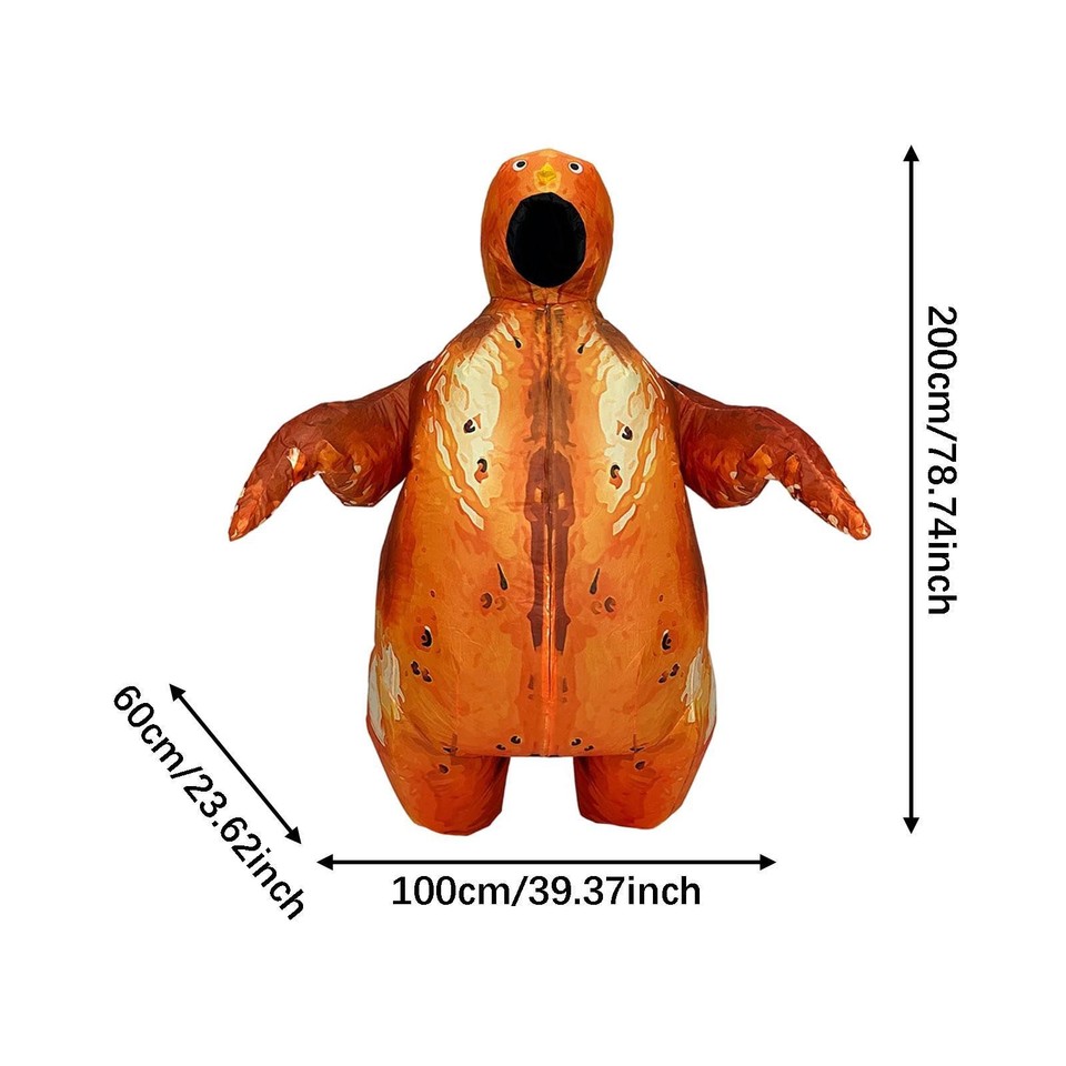 Inflatable Turkey Costume Halloween Animal Suit for Carnival Party ...
