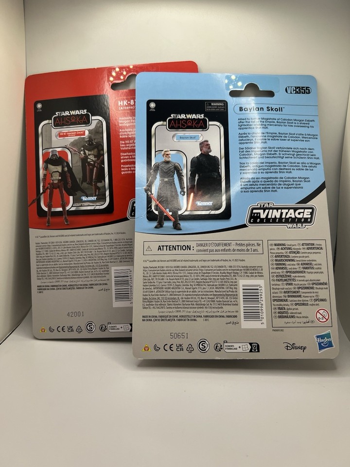 Star Wars 3.75” Hasbro Vintage Collection Ahsoka Baylan Skoll & HK-87 Assassin | eBay