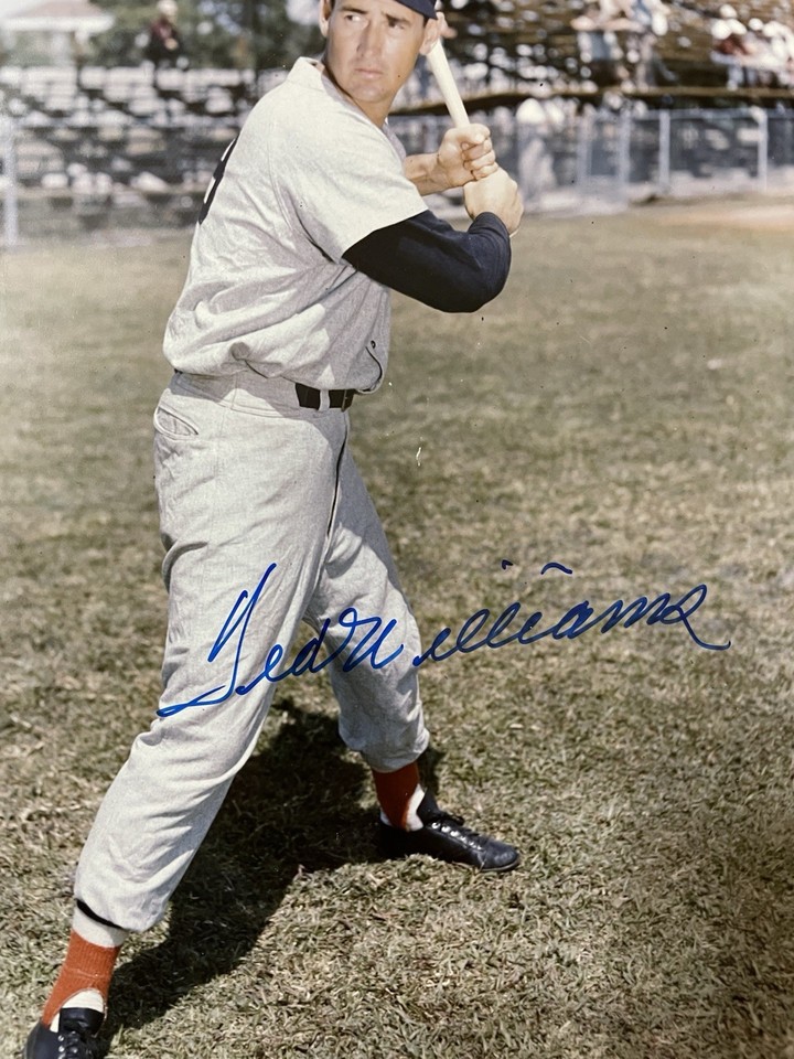 Ted Williams Autographed Photo Authentic! | eBay