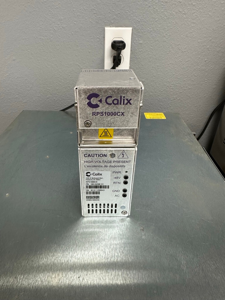 Calix E3-2 RPS1000CX 60/90 VAC Coaxial Input Power Supply Module 100 ...