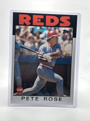 1986 Topps Super Pete Rose Baseball Card #46 NM-Mint FREE SHIPPING | eBay
