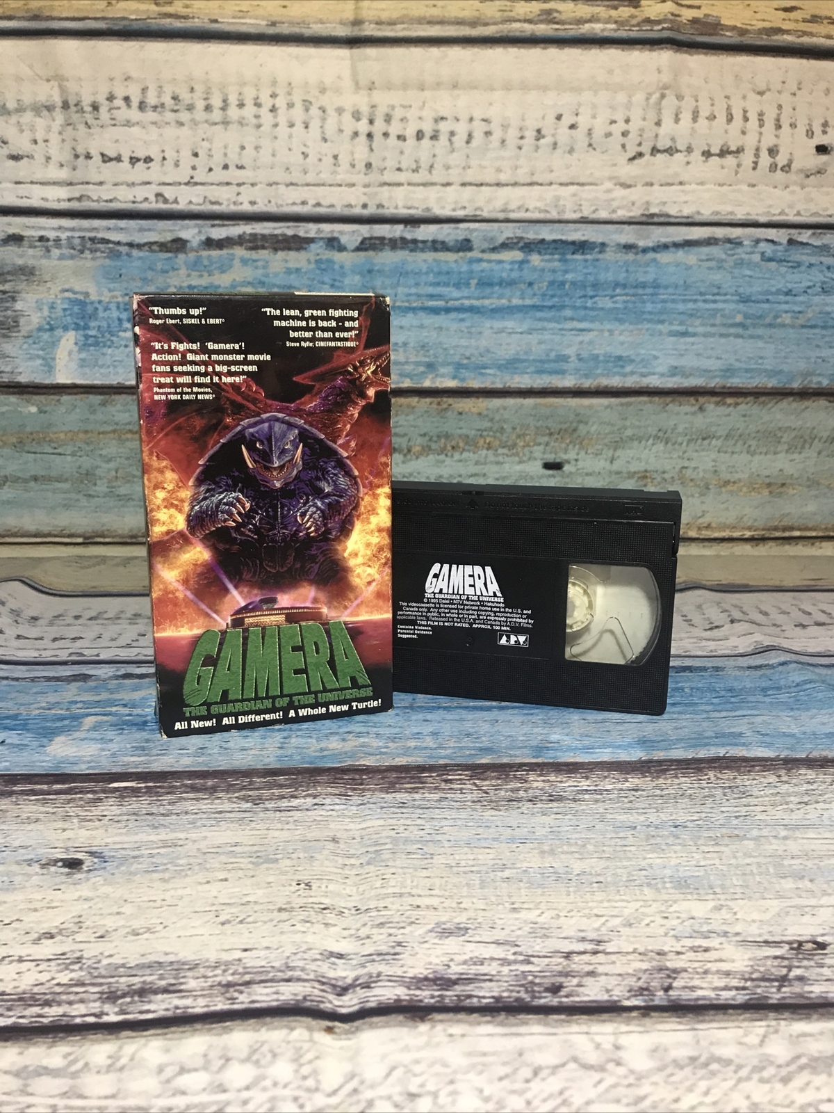Gamera Guardian of the Universe Anime VHS Video Tape English Dubbed (1 ...