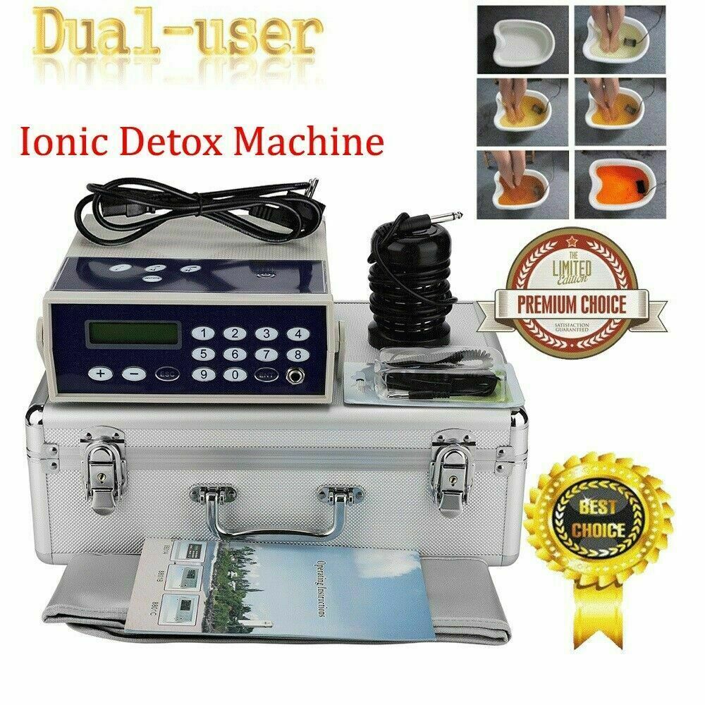 Body Detox Machine lon Array Footbath Spa Cleanse Ionic Waist Belt ...