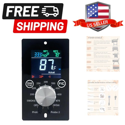 Digital Control Board Universal PID Thermostat for Pellet Grills Smoker ...