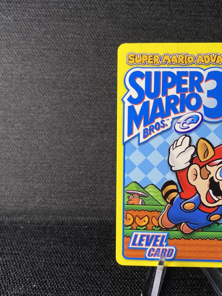 Super Mario Bros. 3 Advance 4 E-Reader Level Card Gameboy Video Game ...