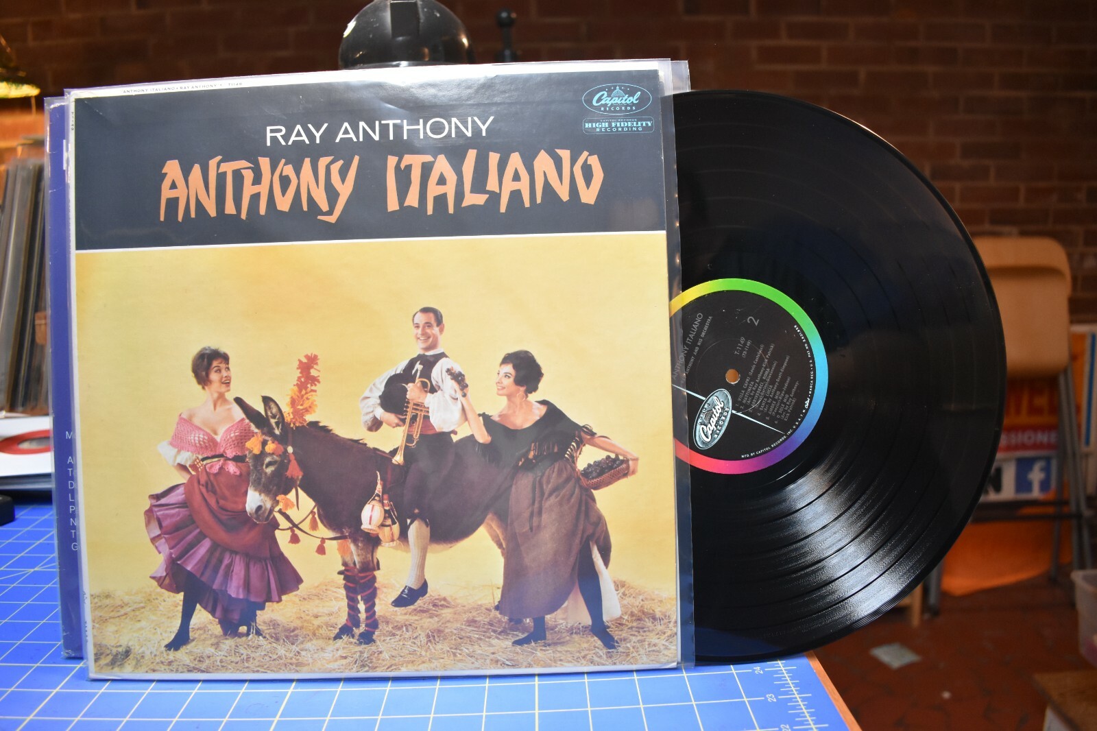 Ray Anthony Anthony Italiano LP Capitol T1149 Mono | eBay