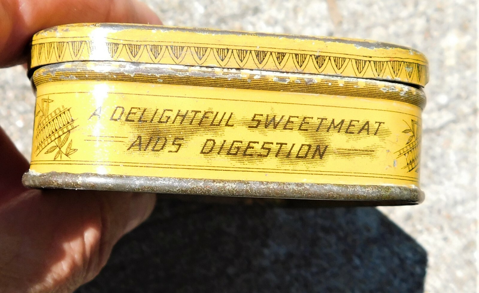 EARLY 1900s RICH'S CRYSTALLIZED CANTON GINGER TIN ANTIQUE NEW YORK ...