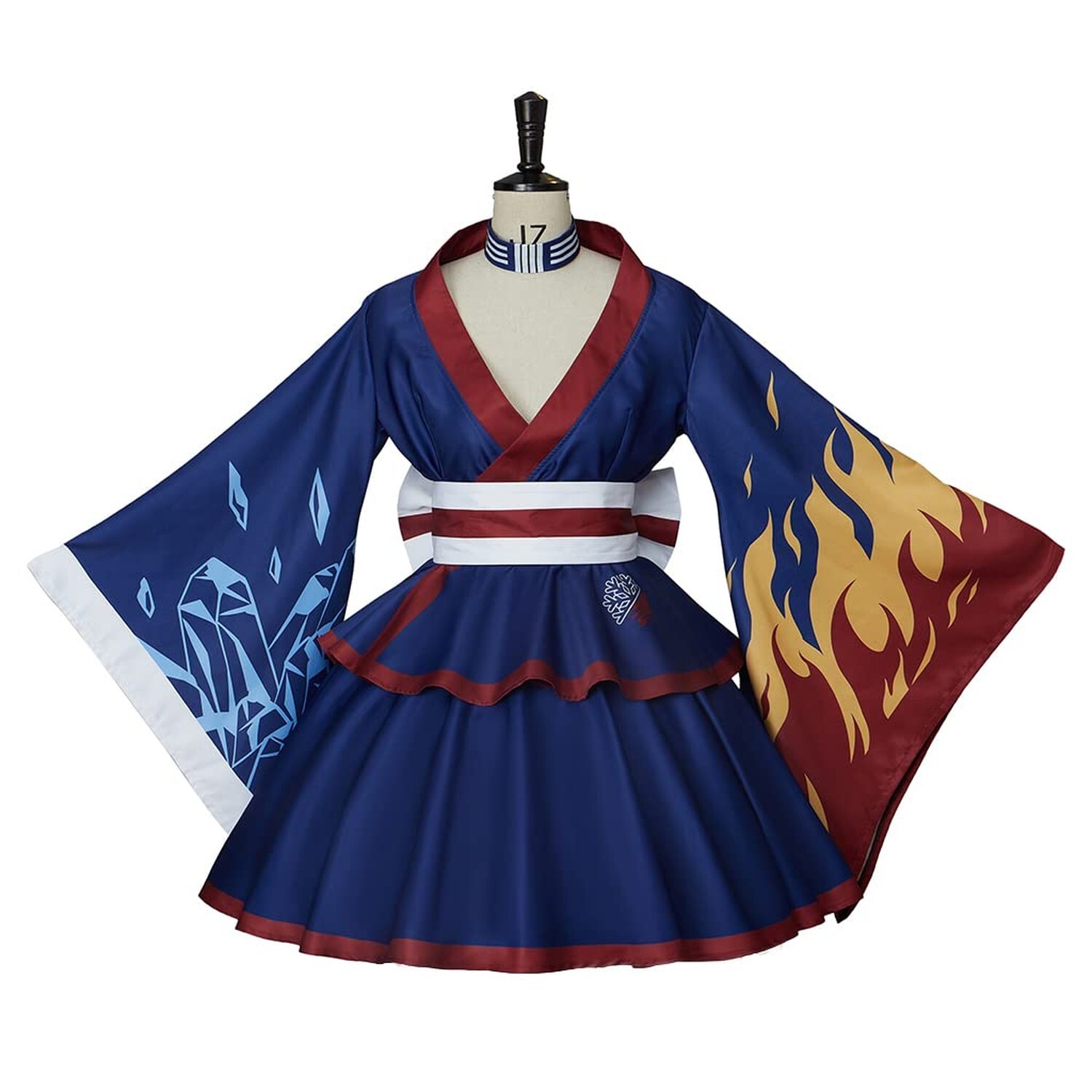 Anime MHA Hero Cosplay Battle Lolita Kimono Dress Cosplay Costume ...