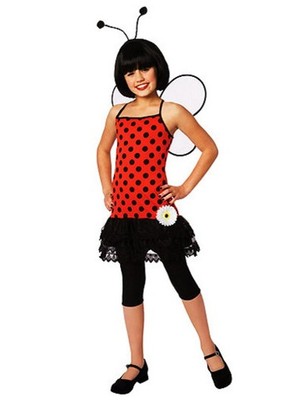 Girls Love Bug Costume Polka Dot Ladybug Dress Large (10-12) | eBay