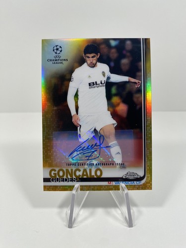 2018-19 Topps Chrome UEFA Champions League Goncalo Guedes Gold /50 ...
