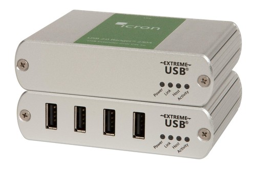 Icron Ranger 2304 4 Port USB 2.0 100 Meter Cat 5e Extender System | eBay