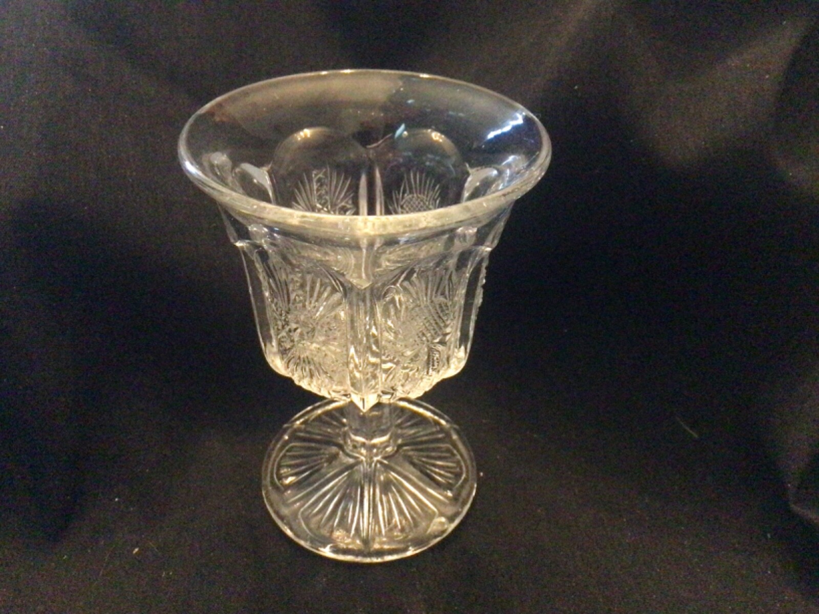 EAPG - John B. Higbee Glass Co. "Delta, Canadian Thistle" (2) wines | eBay