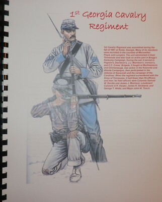 Civil War History of the 1st Georgia Cavalry Regiment | eBay