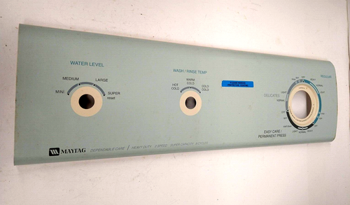 Maytag Washer Control Panel 22002394 Almond | eBay