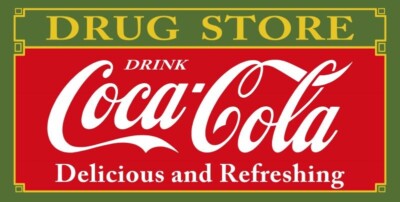 Drug Store w/ Coca Cola Theme NEW Sign 12 x 24" USA STEEL XL Size | eBay