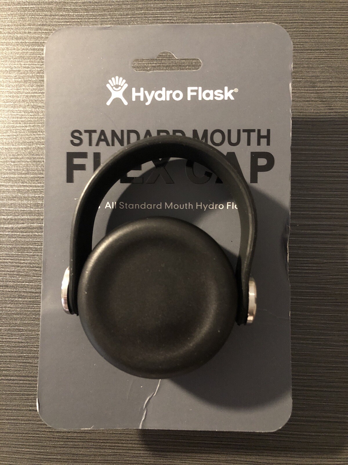 New HydroFlask Black Standard Mouth Flex Cap Water Bottle VSCO FLASK | eBay