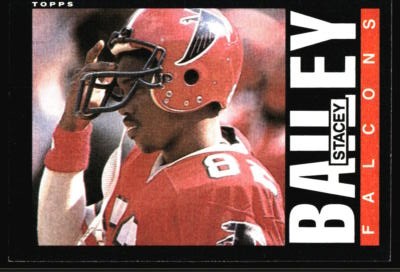 1985 Topps Stacey Bailey #12 Atlanta Falcons | eBay