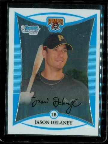 2008 Bowman Chrome Prospects Baseball Card BCP175 JASON DELANEY Pirates ...