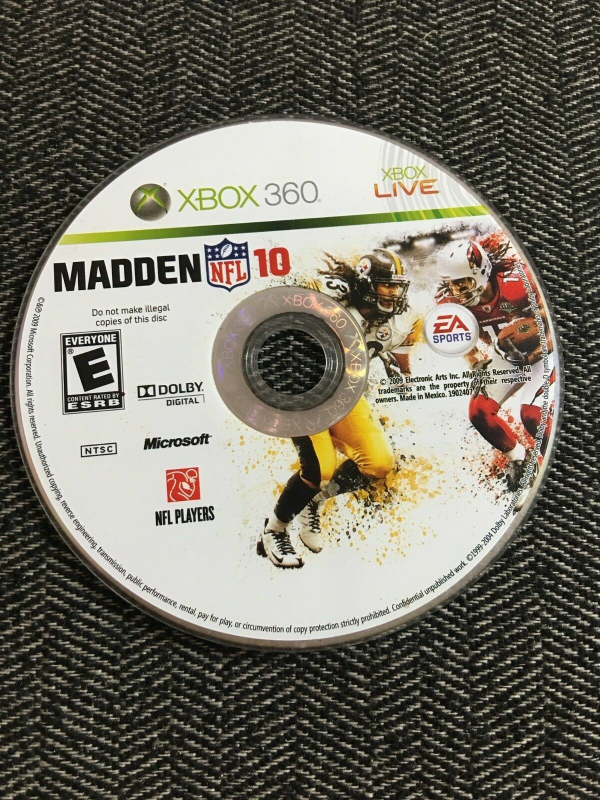 EA SPORTS NFL MADDEN 10 - XBOX 360 - DISC ONLY - FREE S/H - (B7) | eBay