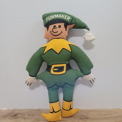 Vintage FUNMAKER Elf Doll Advertising Promo Chase Bag co. 1960s 1970s ...
