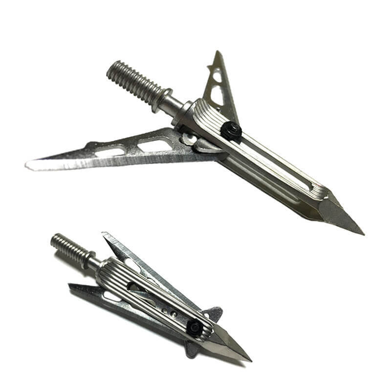 12pcs/pack Arrowhead Broadheads 100grain Points Tips Bow Archery Screw ...